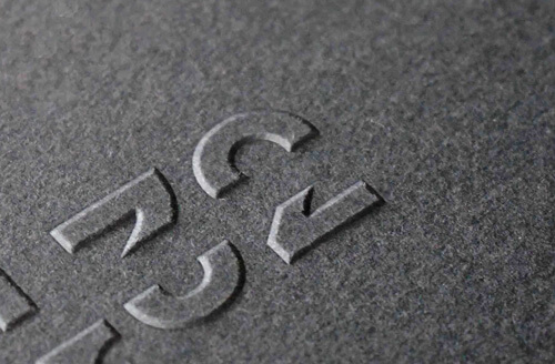 132 shades of blind embossing - Polygravia