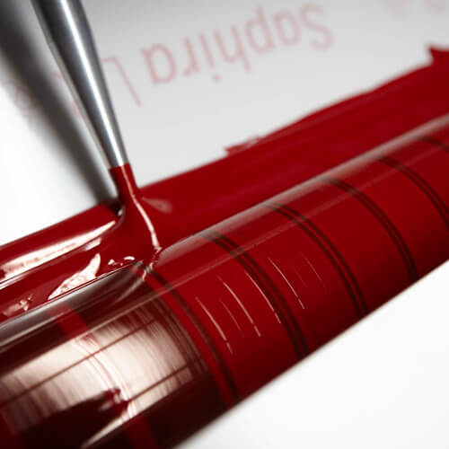 Smooth red ink velvet - Polygravia