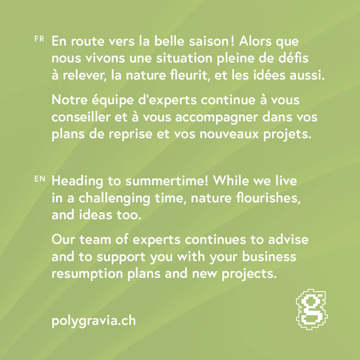 En route vers la belle saison ! - Polygravia