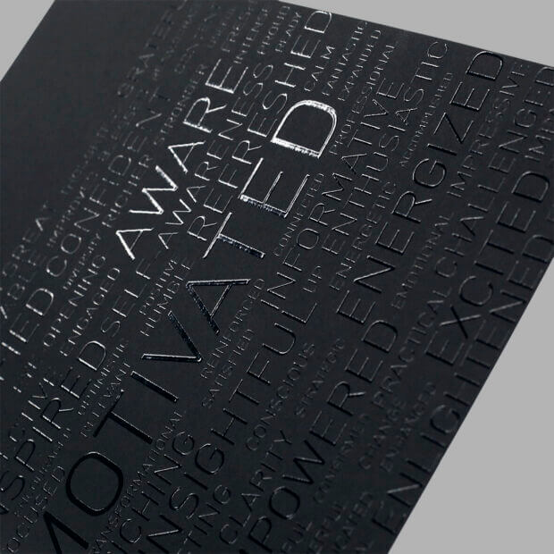 Brochure avec vernis tactile - Polygravia